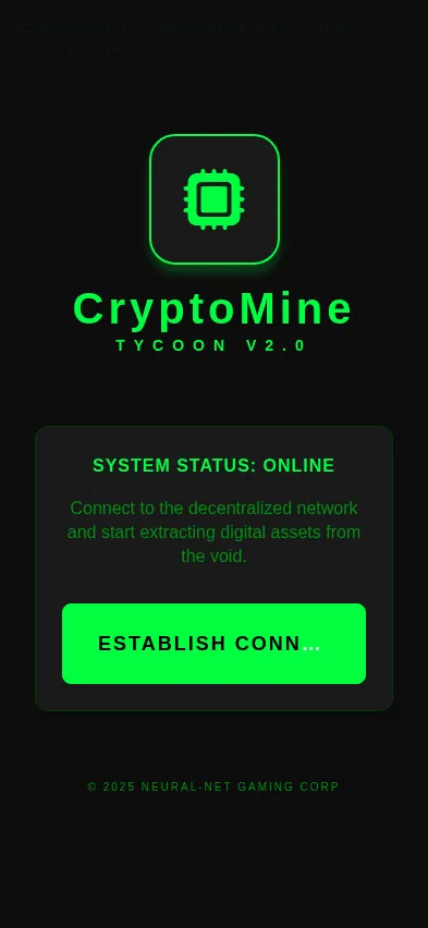 CryptoMine Tycoon