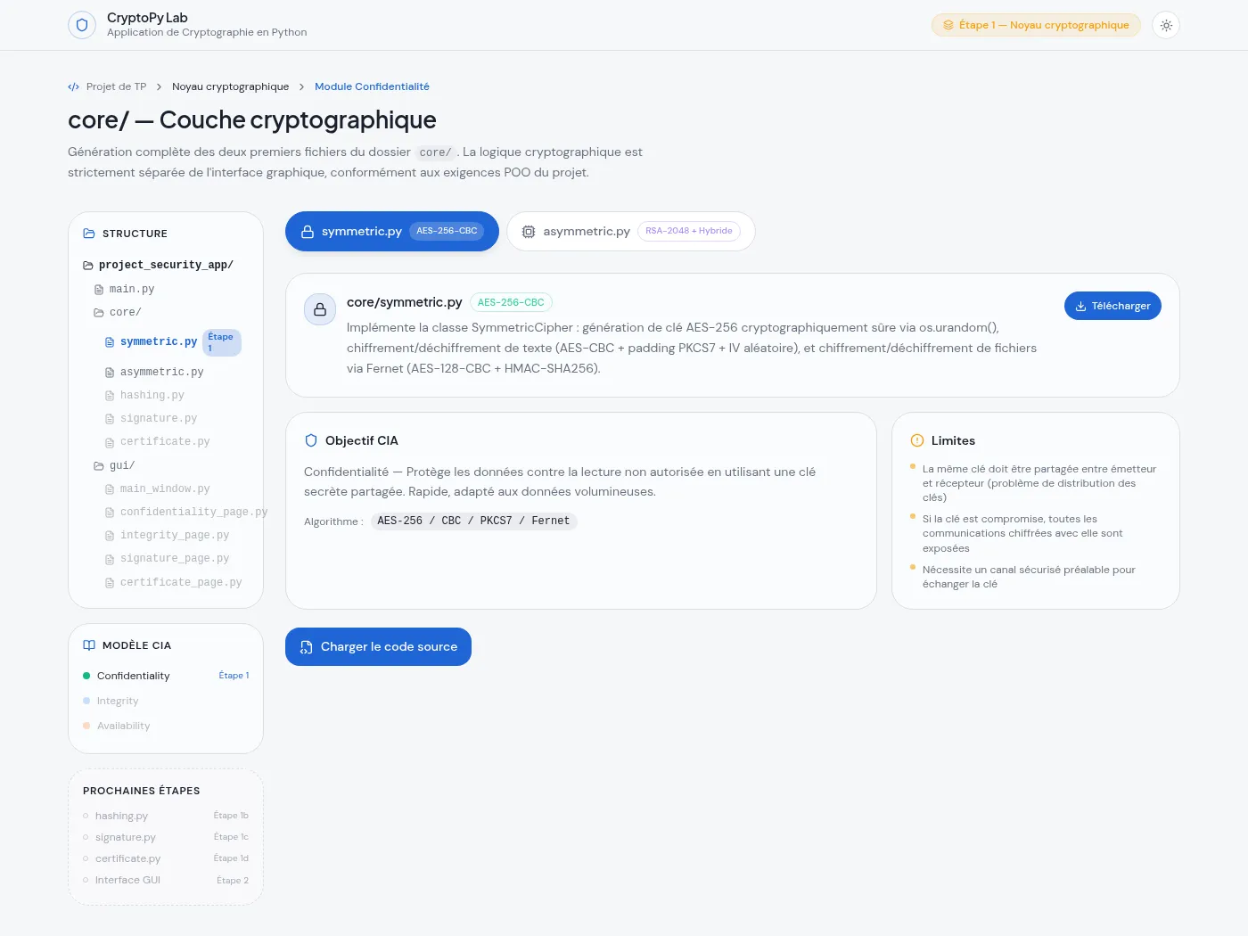 CryptoPy Lab App