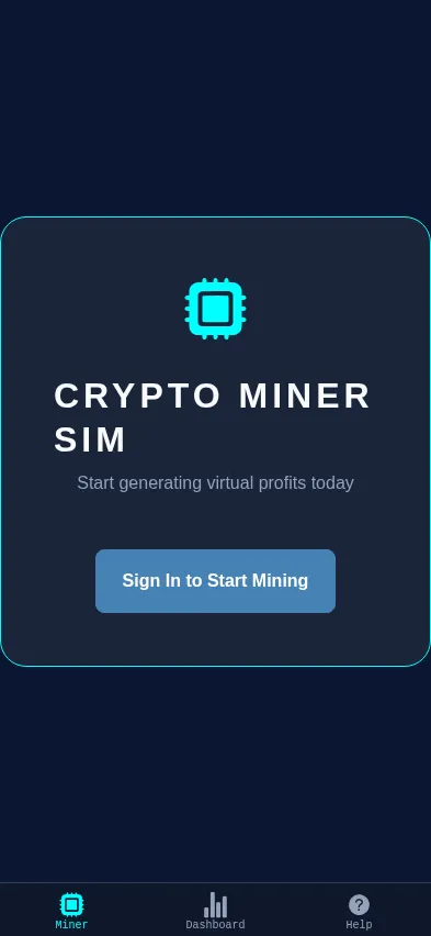 CryptoSim Clicker