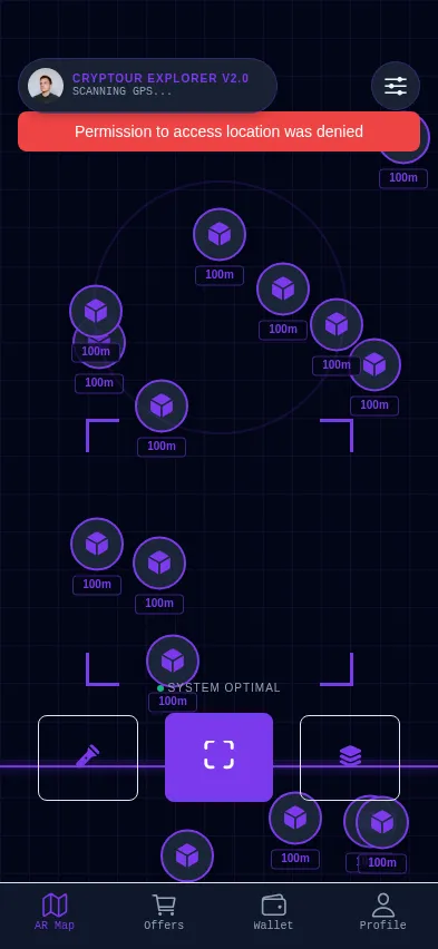 CRYPTOUR AR Coin Platform