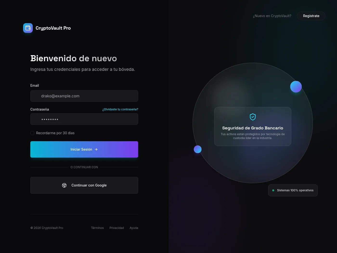 CryptoVault Pro UI Kit (Remix)
