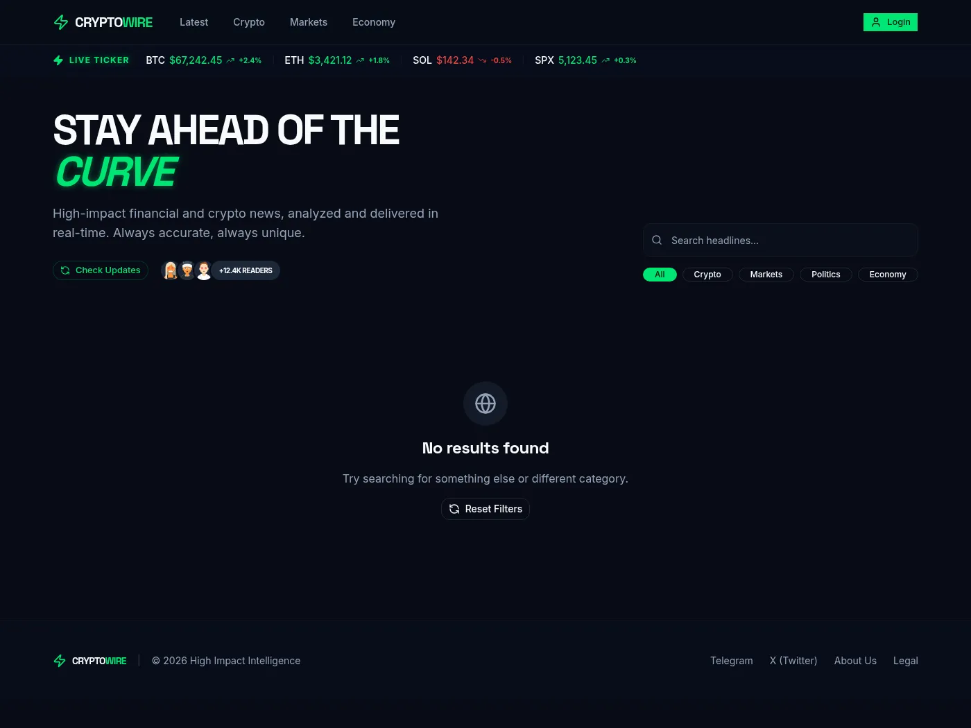CryptoWire News Hub
