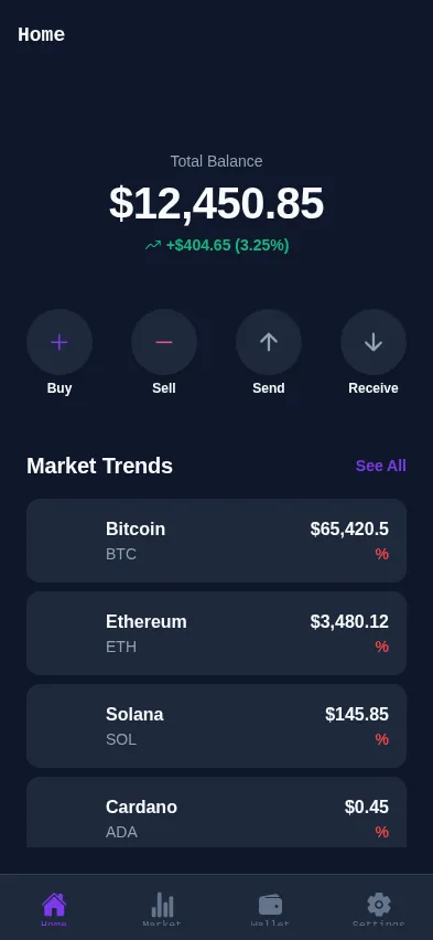 CryptoX Wallet