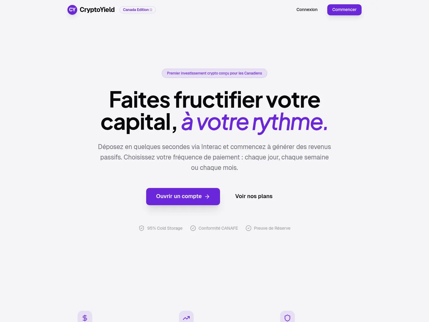 CryptoYield Dashboard