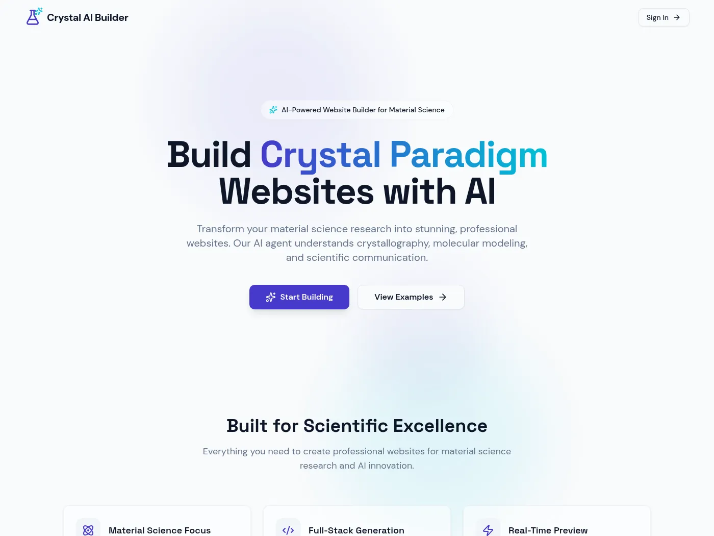 Crystal AI Builder