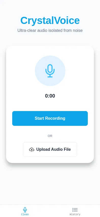 CrystalVoice Cleaner