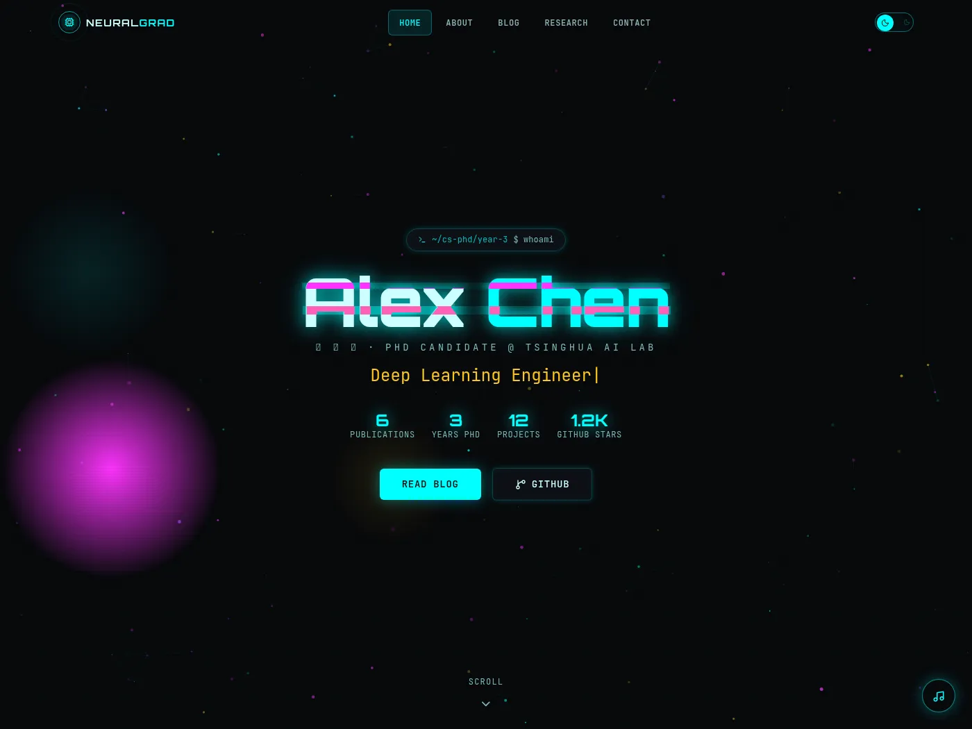 NeonGrad Student Blog