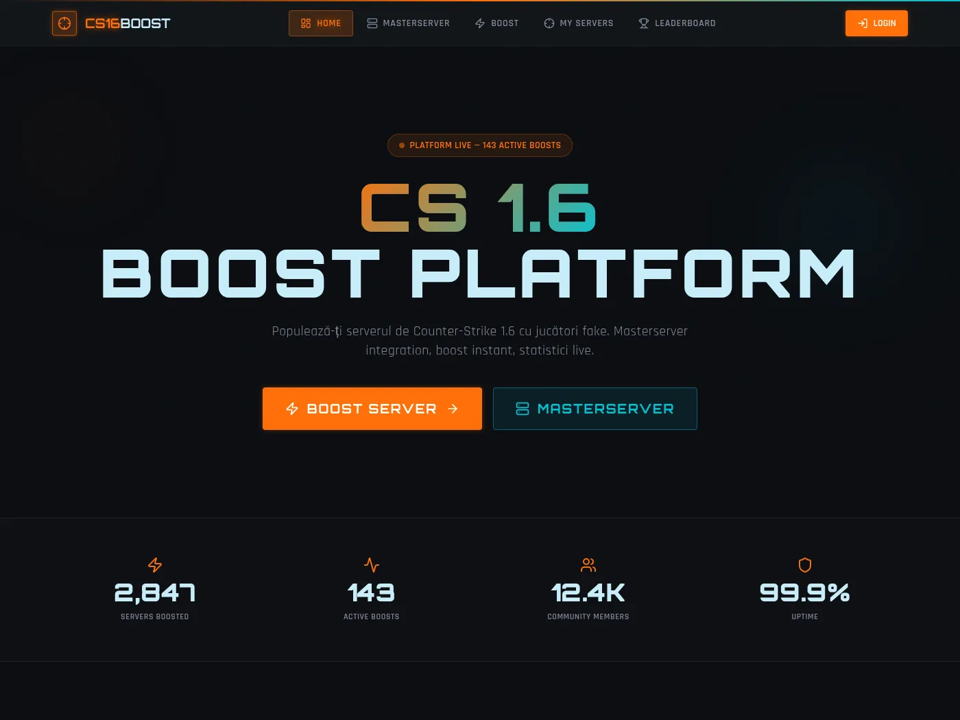 CS 1.6 Boost Platform