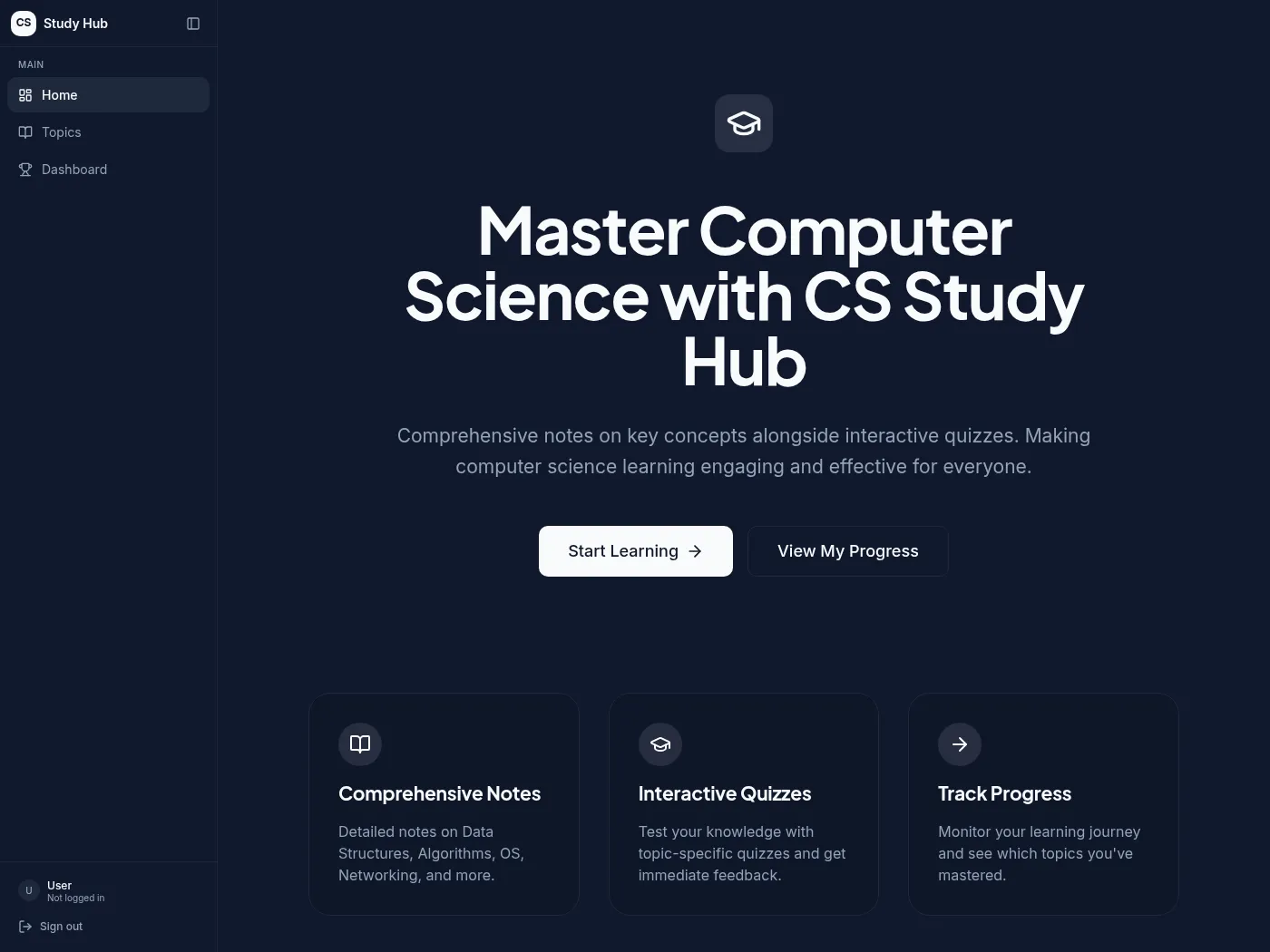CS Study Hub