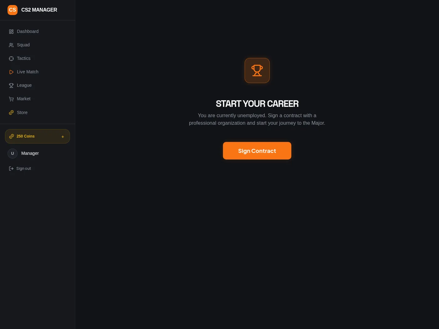 CS2 Esport Manager