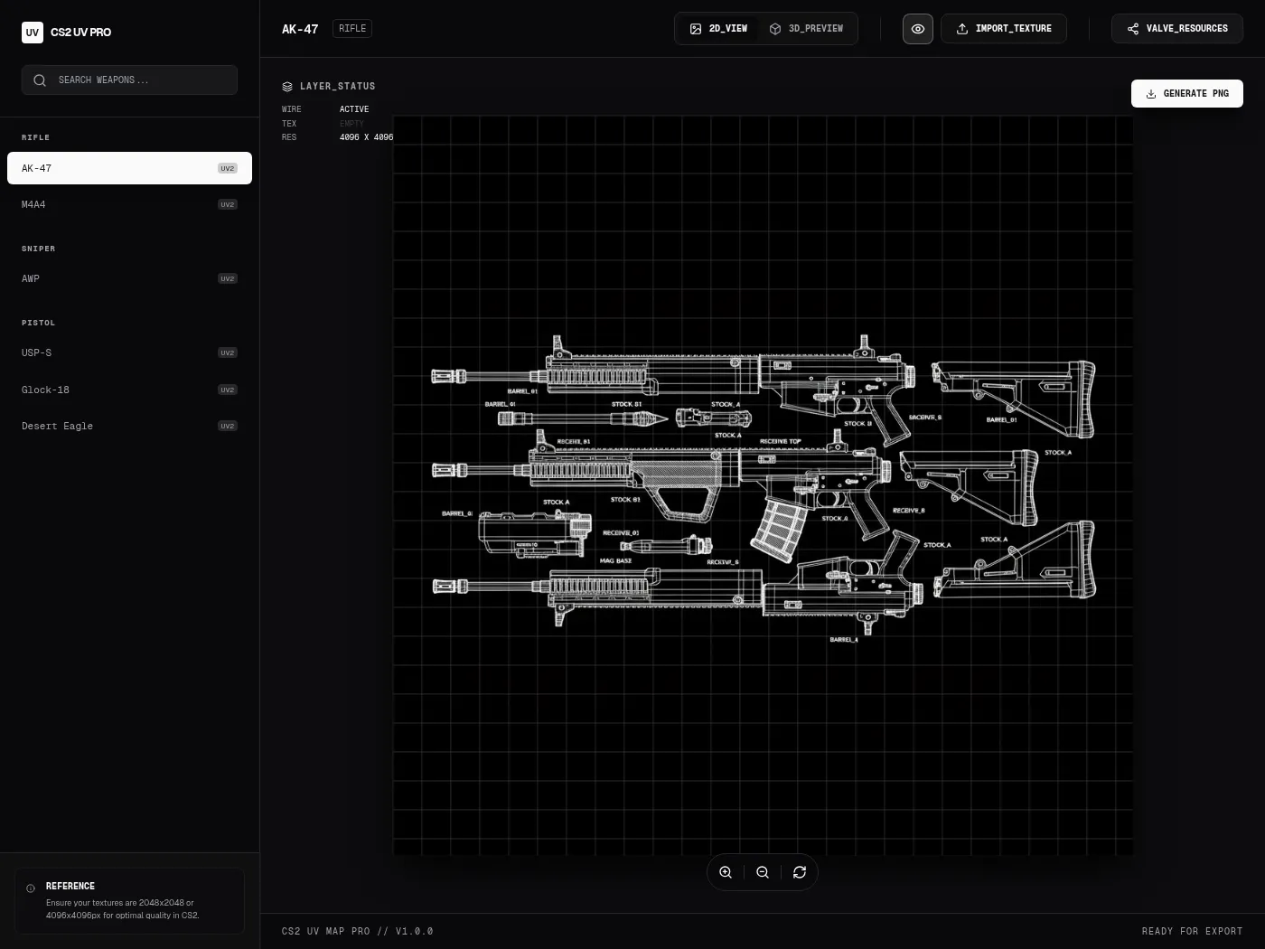 CS2 UV Map Pro