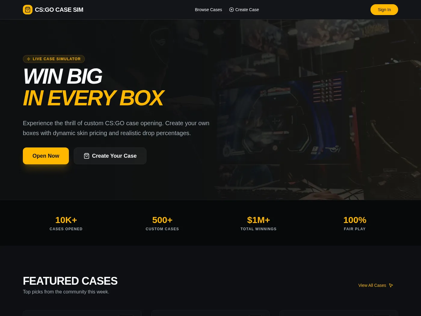 CS:GO Case Simulator
