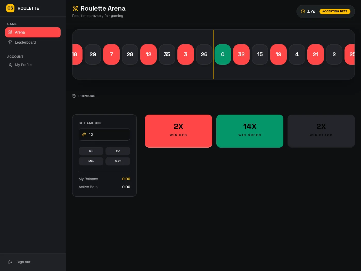 CSGO Roulette Arena