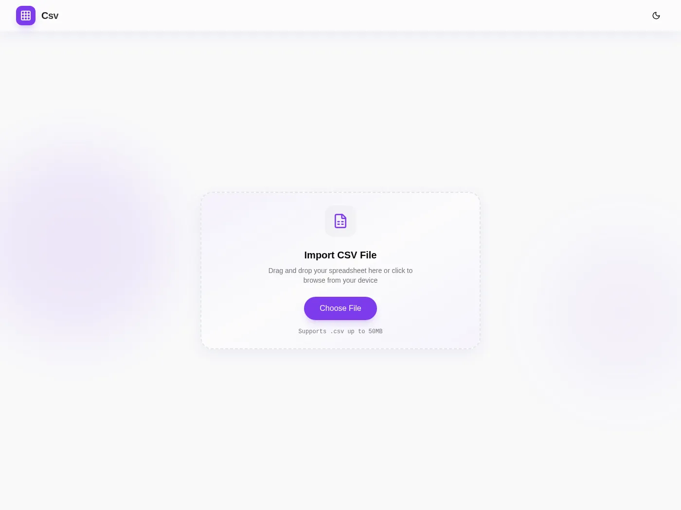 Csv Glass App