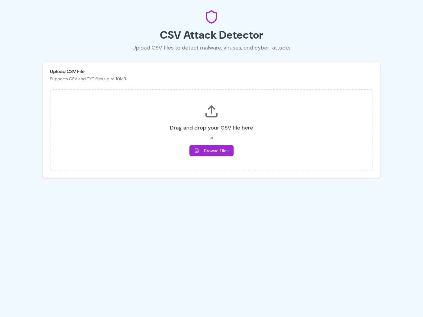 CSV Attack Detector