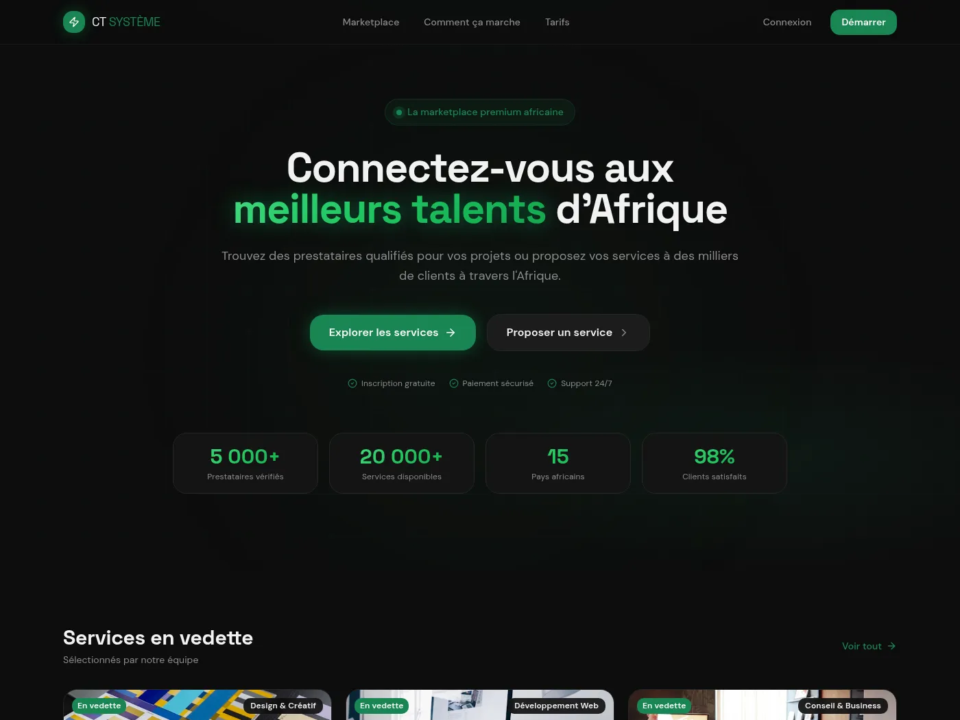 CT SYSTÈME Marketplace