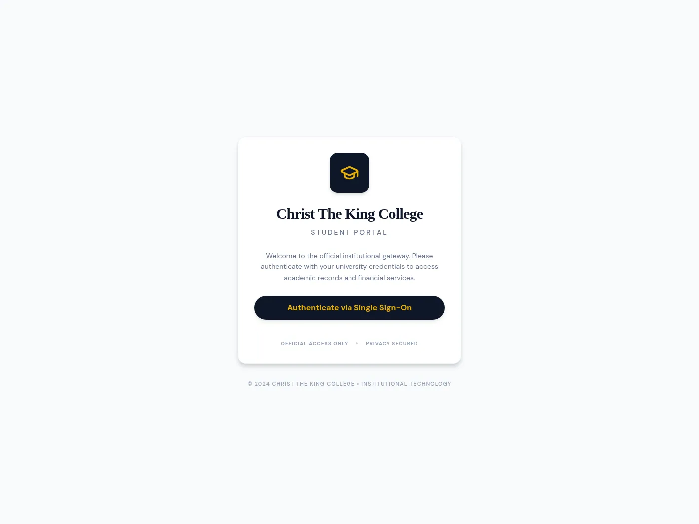Christ King College(C.K.C)Bo App
