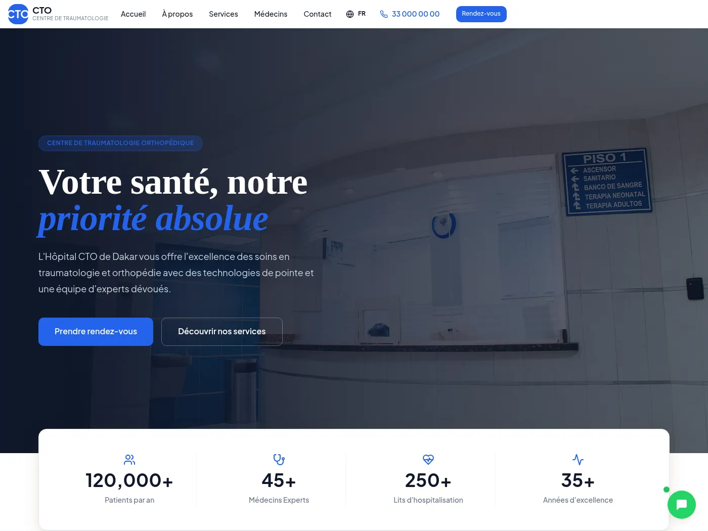 CTO Hospital Web Portal