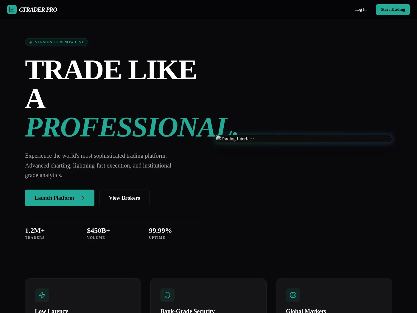 cTrader Pro Clone