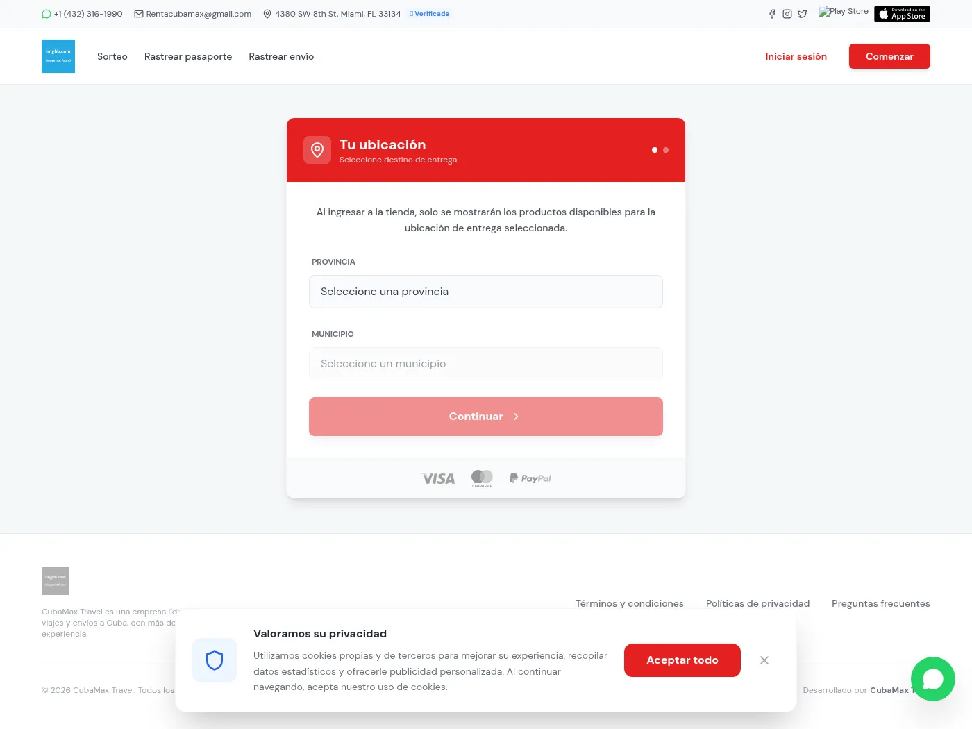 CubaMax Travel Web Clone