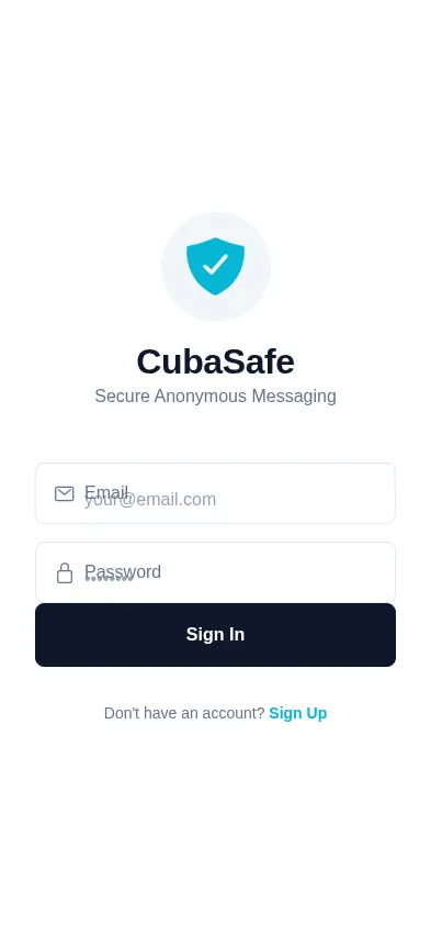 CubaSafe Messenger