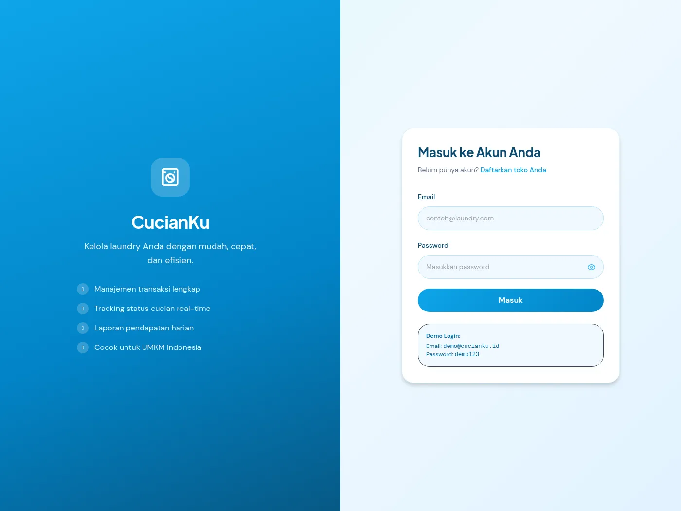 CucianKu Laundry SaaS