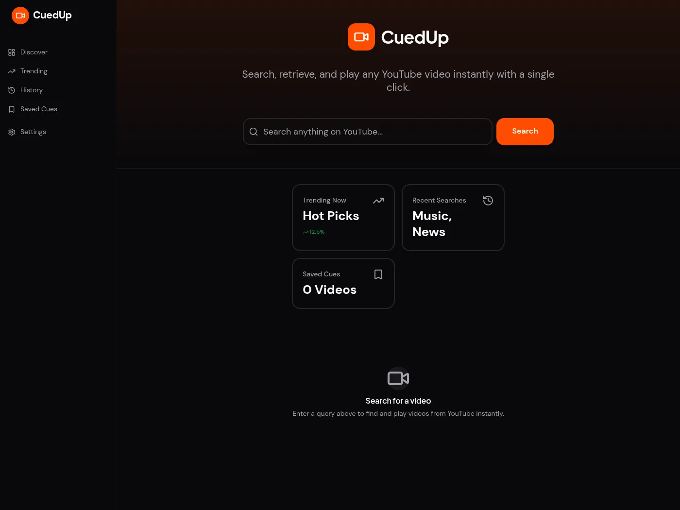 CuedUp Video Finder