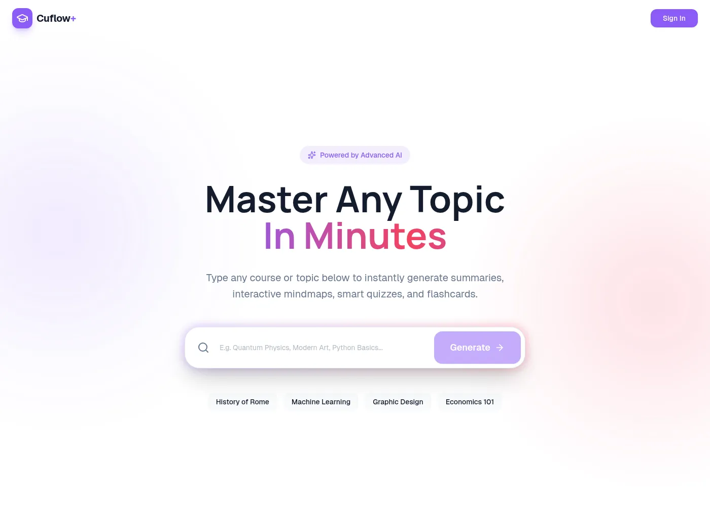 Cuflow Plus Learning Hub