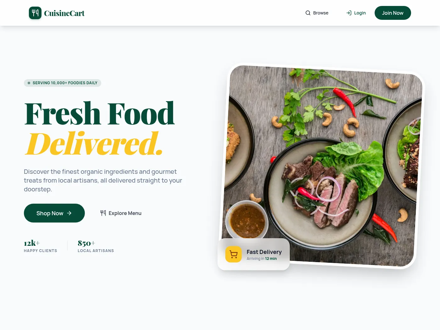 CuisineCart Marketplace