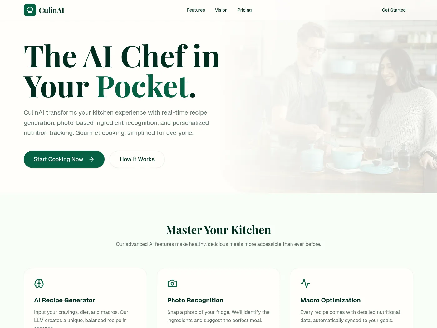 CulinAI: Premium Recipe App