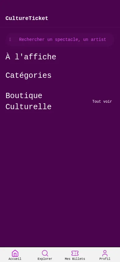 CultureTicket App