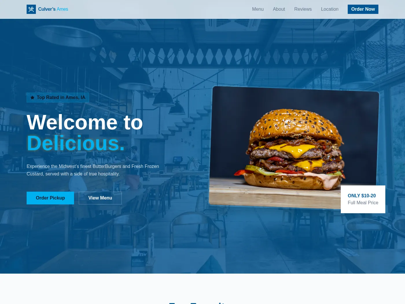 Culver’s Restaurant Site