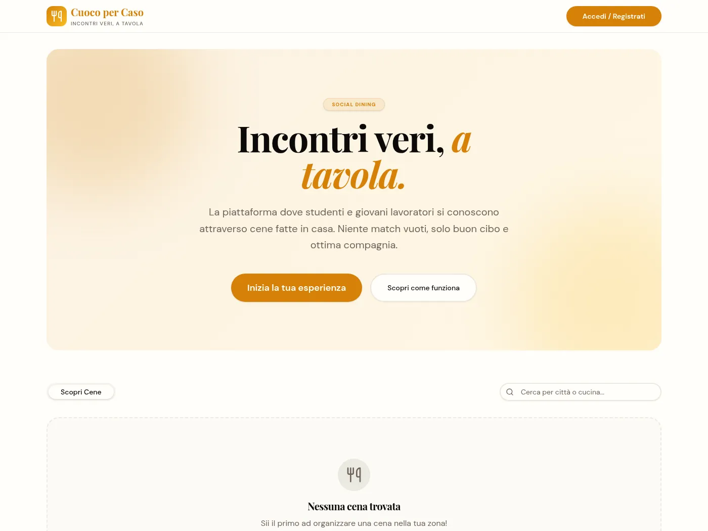 Cuoco per Caso