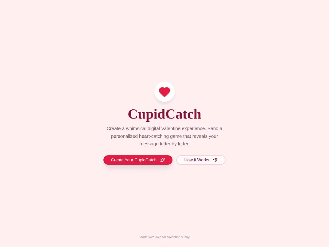 CupidCatch Web Experience