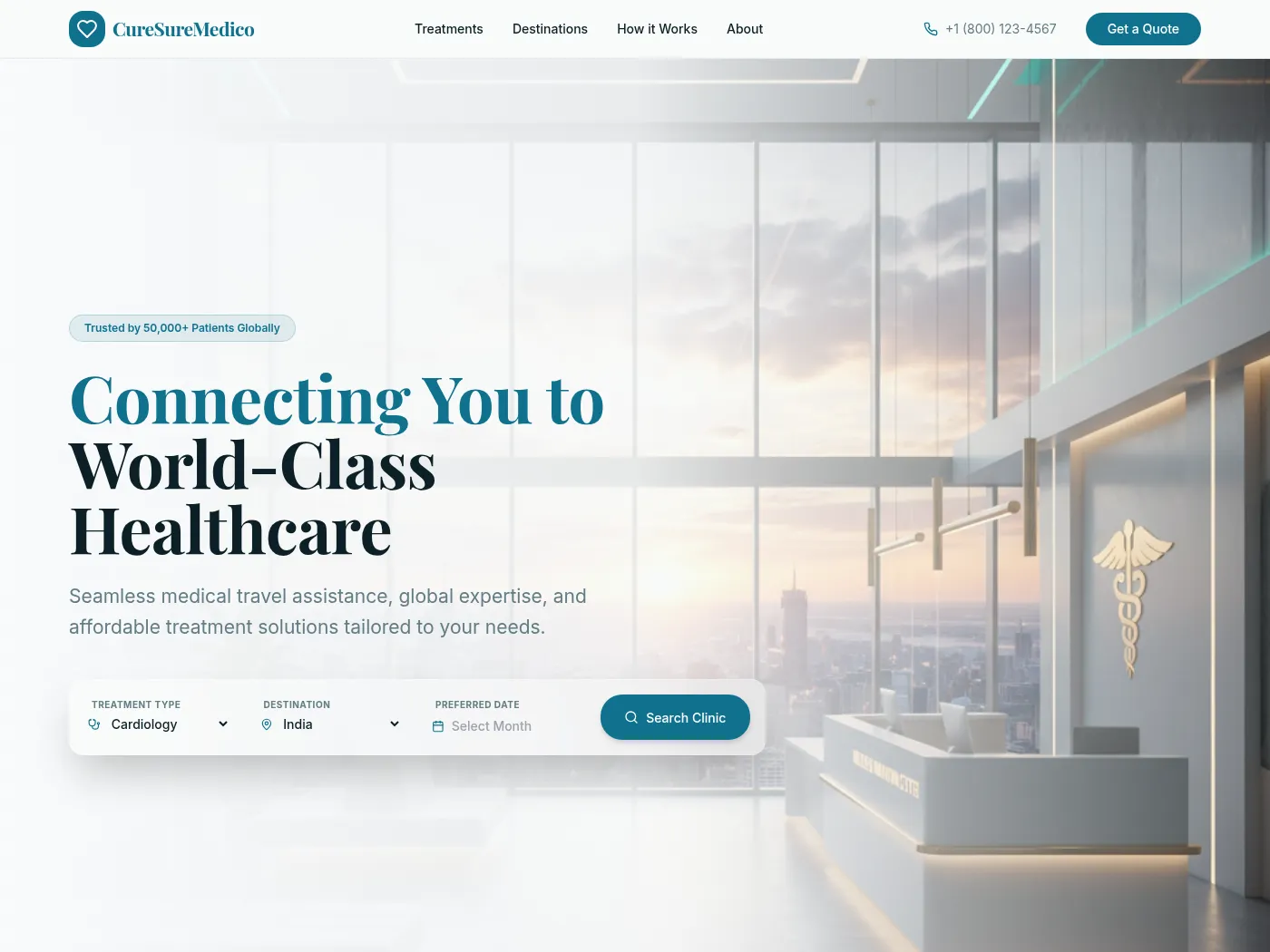 CureSureMedico Website