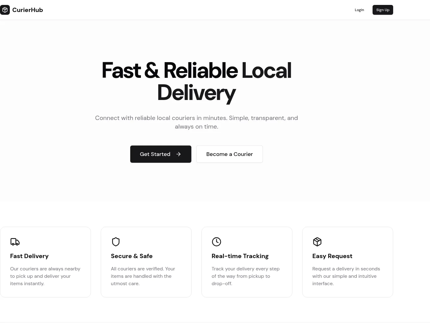 Curier Delivery Hub
