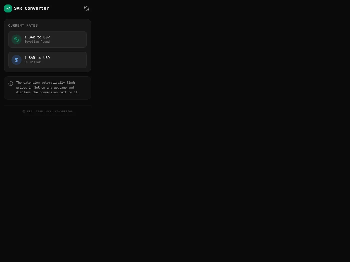 Currency Converter Extension