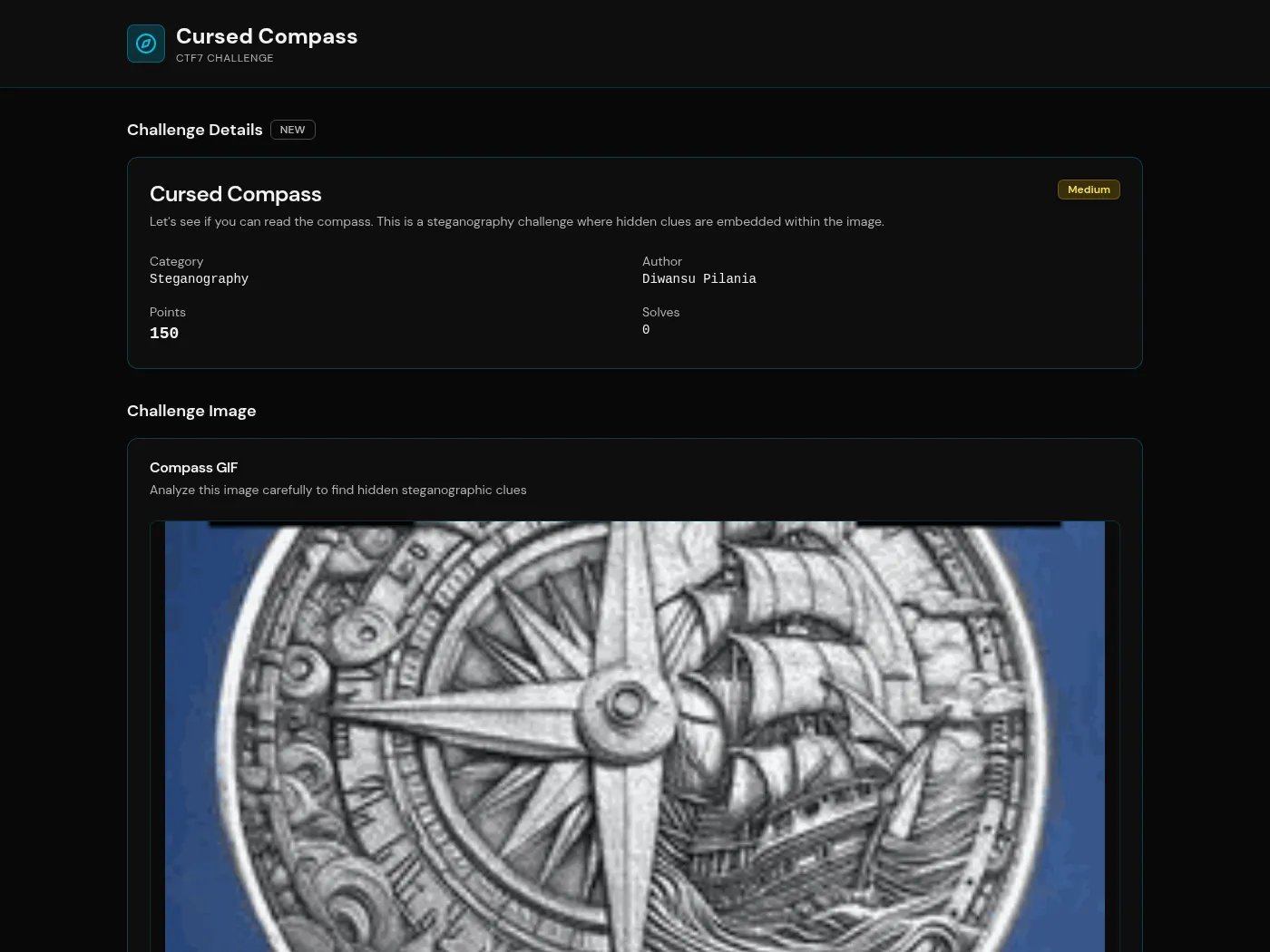 Cursed Compass CTF Challenge