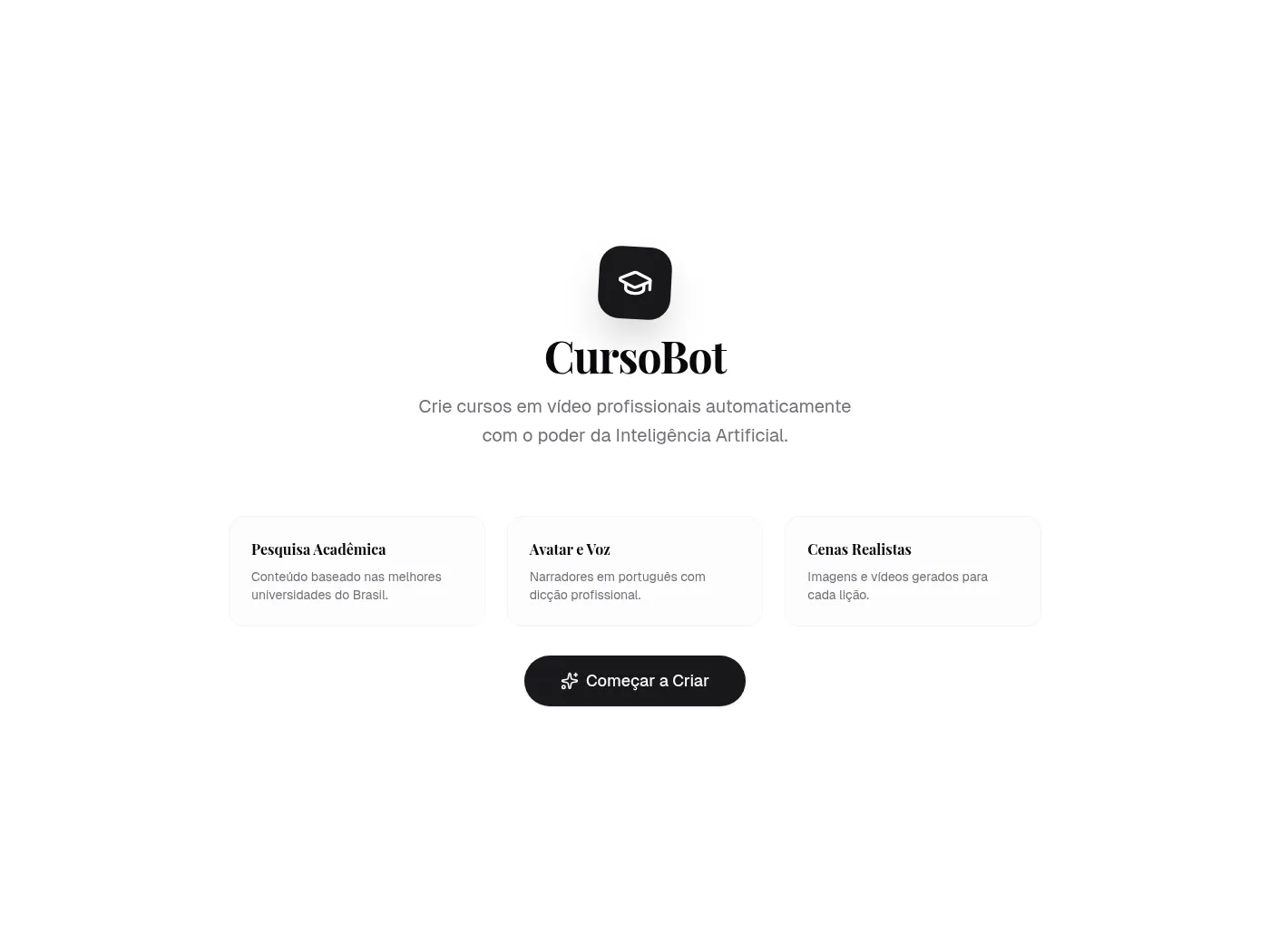 CursoBot Criador de Vídeos