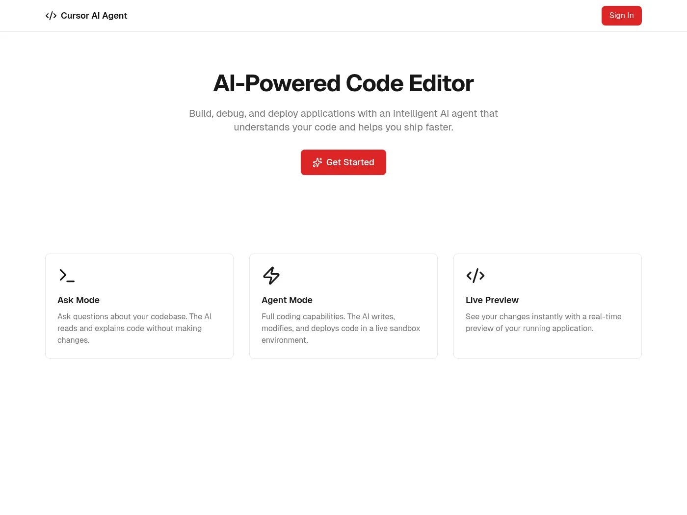 Cursor AI Coding Agent