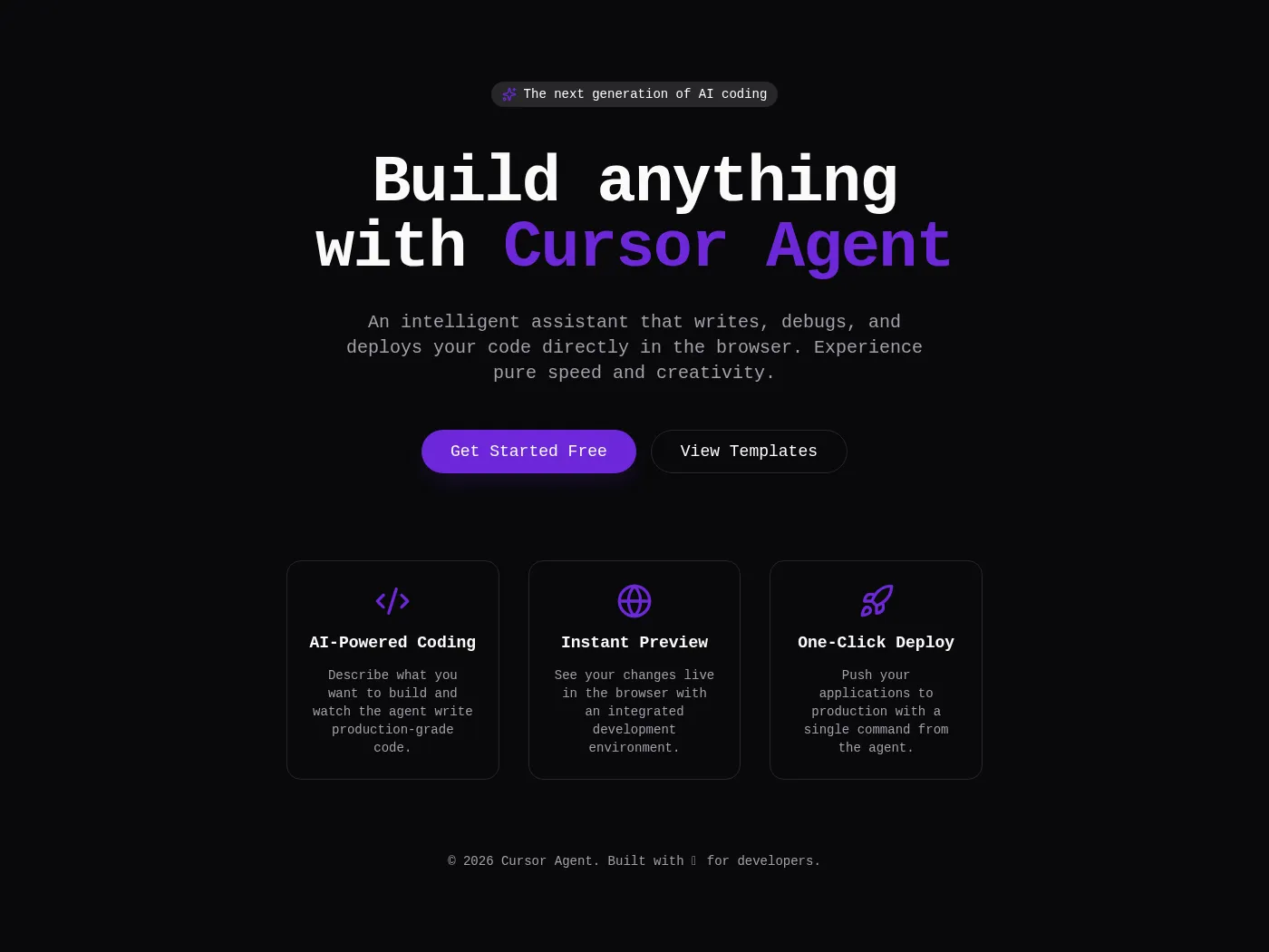 Cursor Code AI Agent
