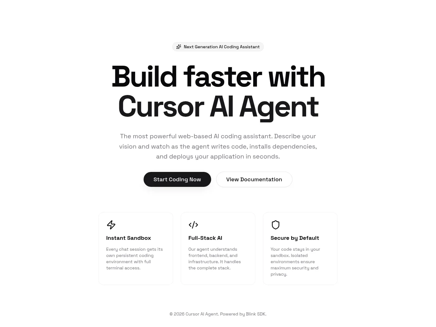 Cursor Code AI Agent