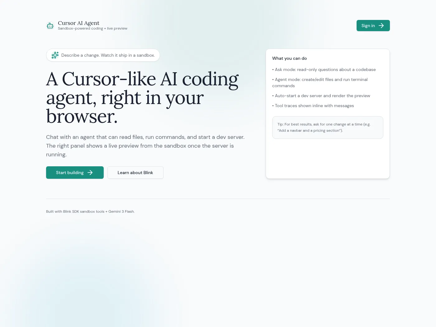 Cursor AI Agent