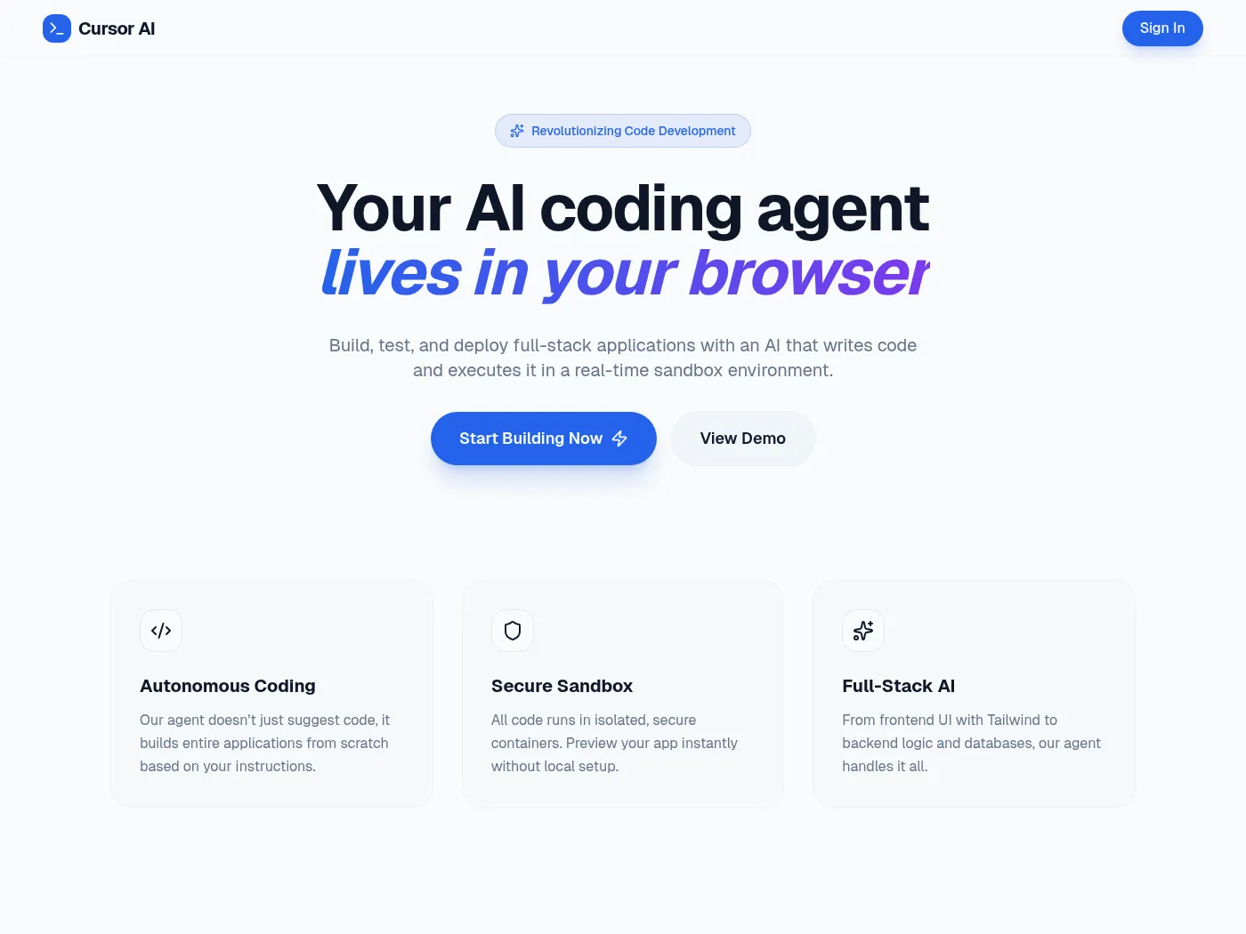Cursor AI Coding Agent