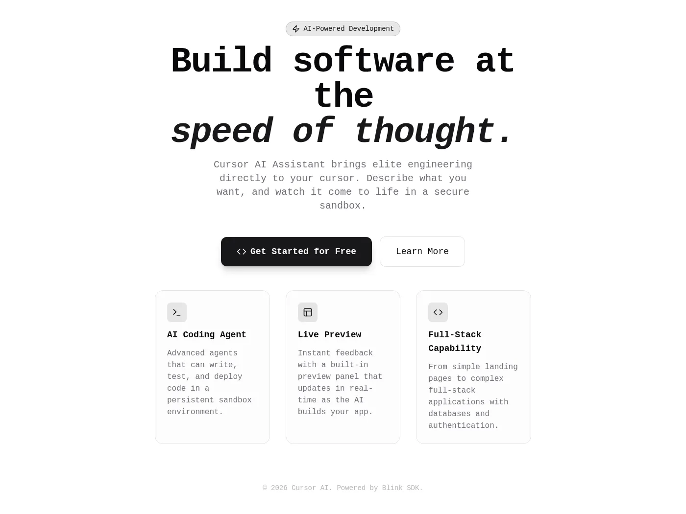 Cursor AI Assistant