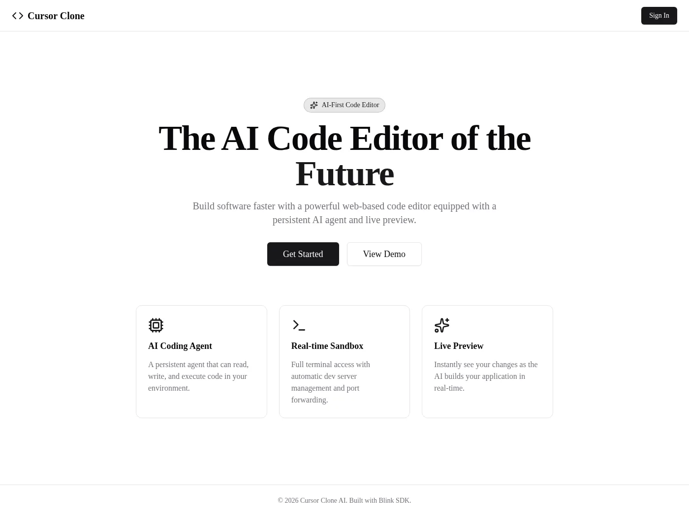 Cursor AI Clone