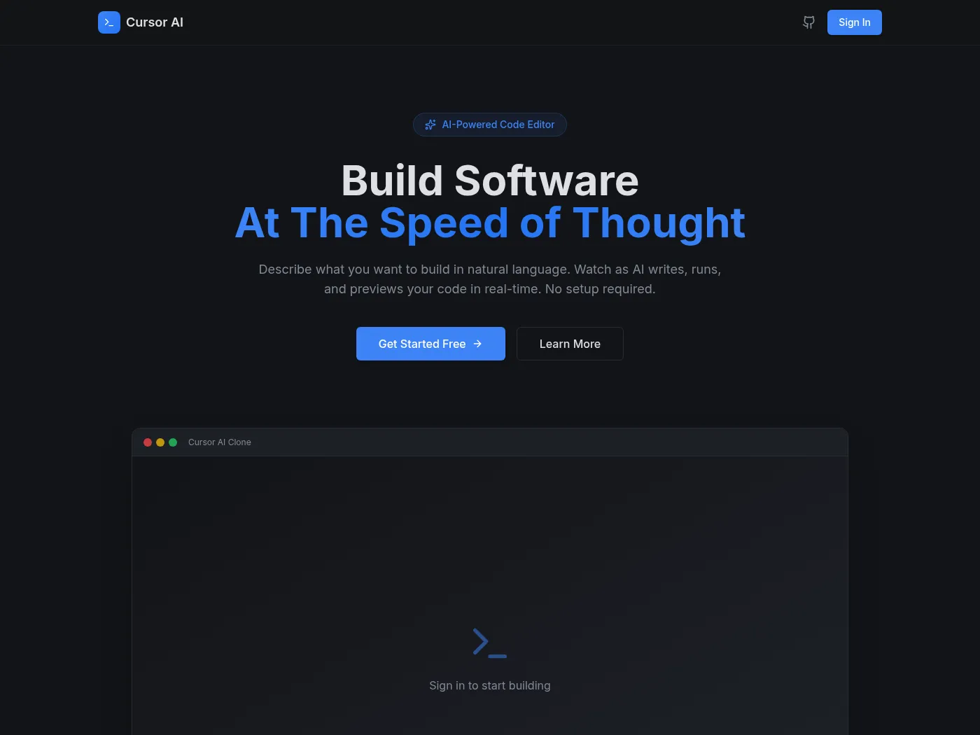 Cursor AI Clone