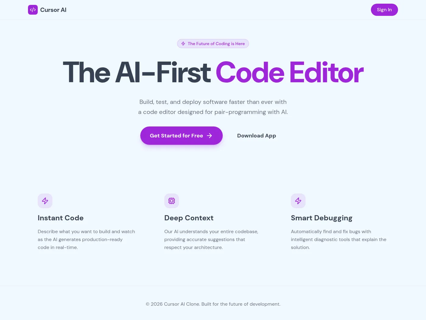 Cursor AI Clone