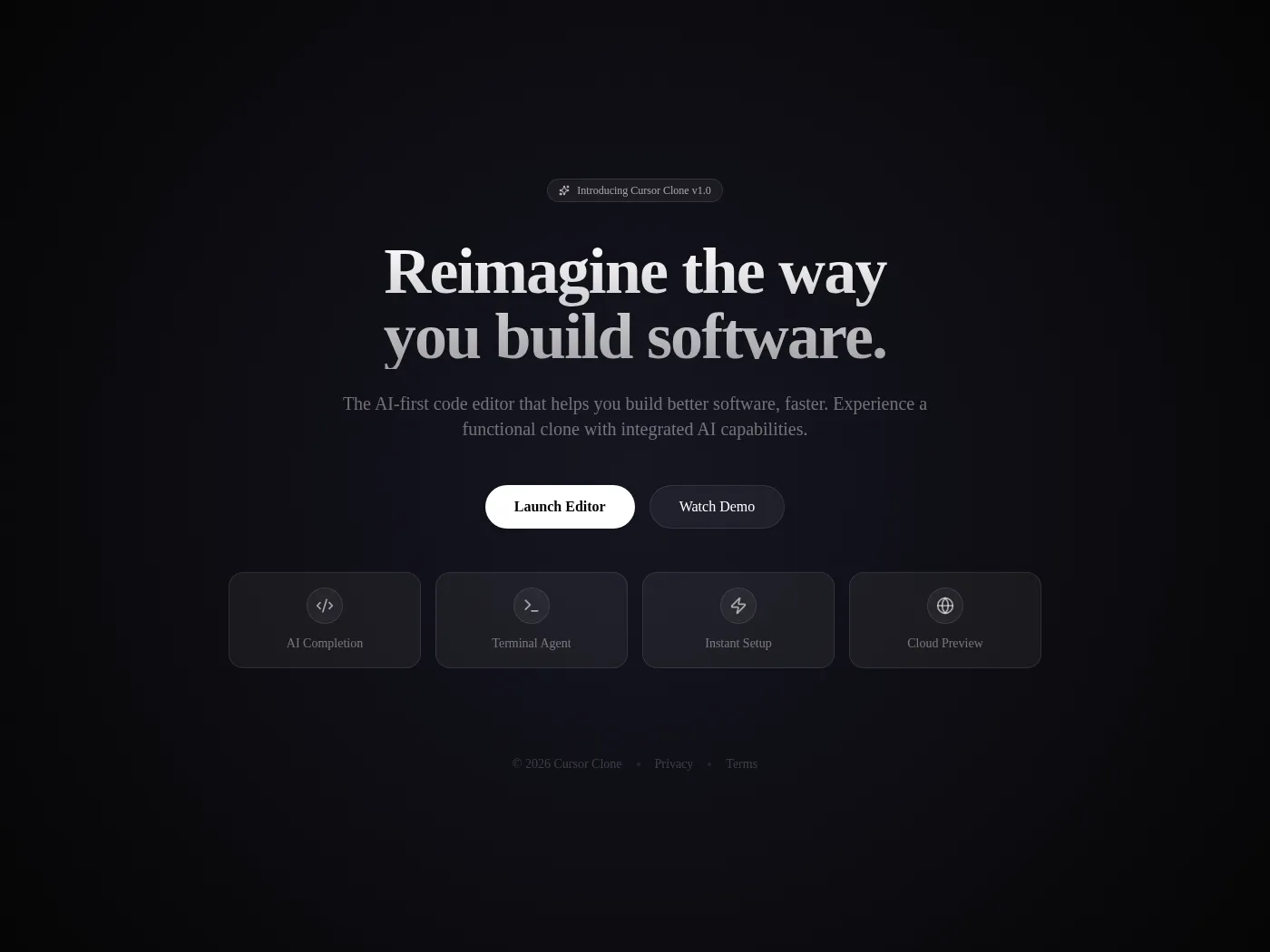 Cursor AI Clone