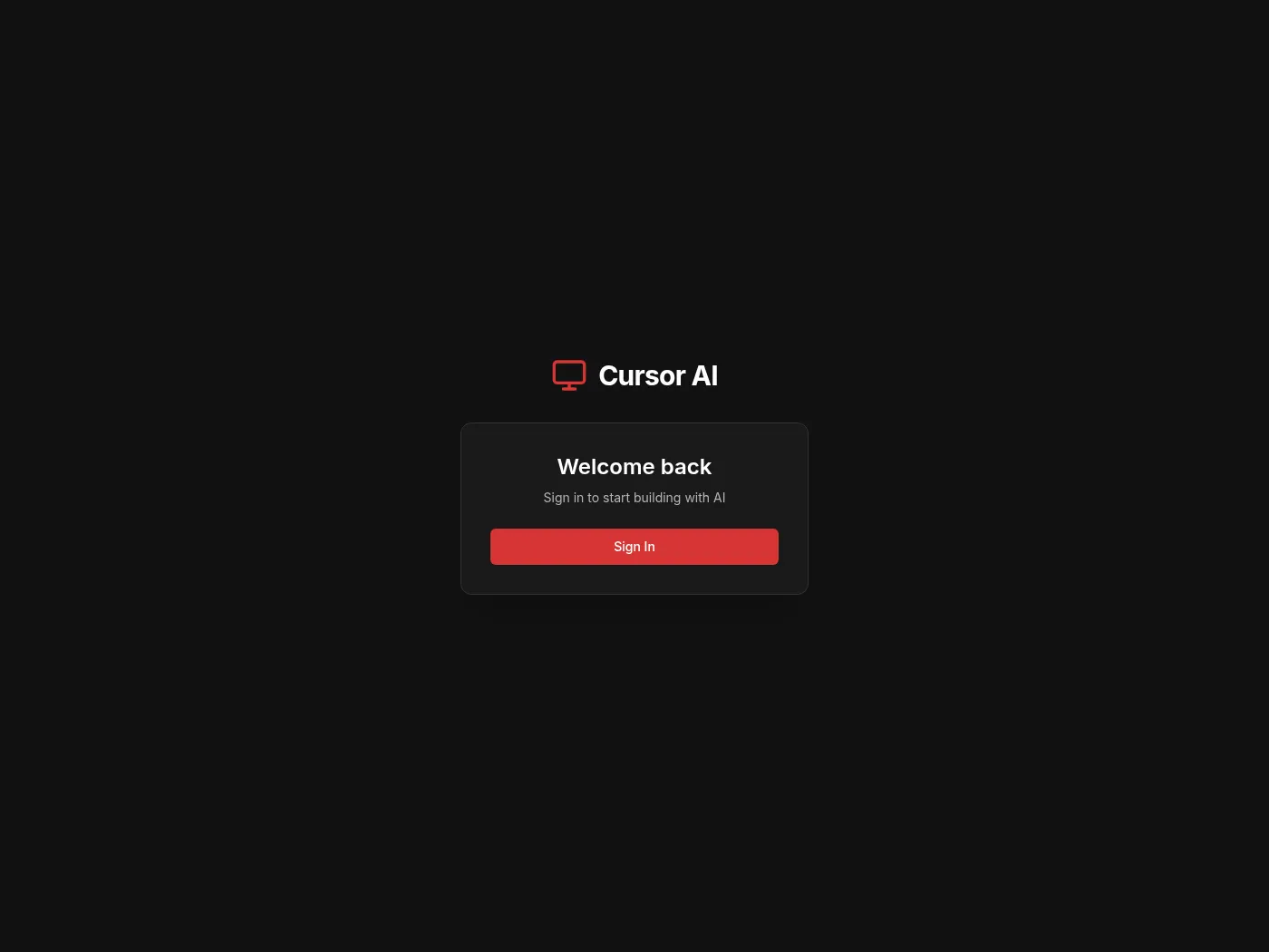 Cursor AI Code Editor